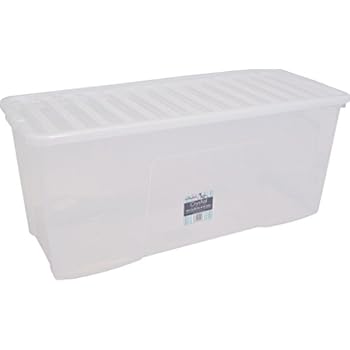 Strata 110lt Super Nova Large Plastic Storage Box and Lid (Pack of 2 ...
