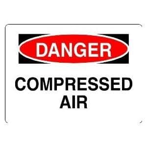 P1490 DANGER COMPRESSED AIR WARNING SAFETY SIGN POSTER PRINT: Amazon.co ...