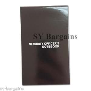 SMALL NOTEPAD -SECURITY OFFICER POLICE NOTEBOOK PAPER FOR NOTE TAKING ...