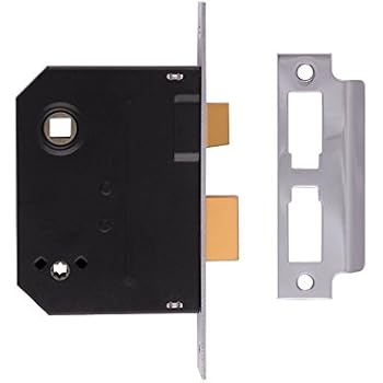 Union Locks 2295 2-Lever Mortice Sash-Lock 63mm - Chrome Finish (Boxed ...