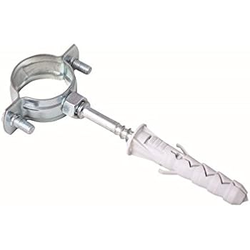40mm-45mm / 1 1⁄4" Metal Pipe Clip with Screw / Pipe Bracket / Tube ...