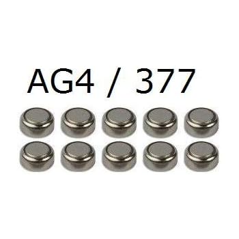 10 x Eunicell AG4 Alkaline button cell batteries - G4: Amazon.co.uk ...