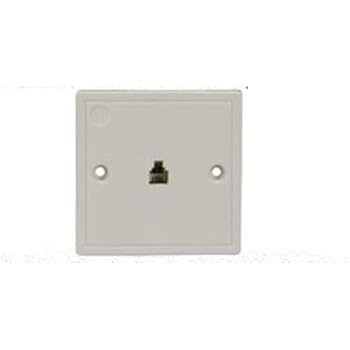 BT Single Socket RJ11 Telephone Face Plate Wall Mount: Amazon.co.uk ...
