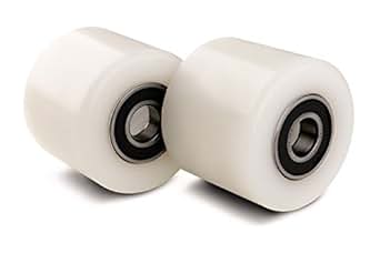 Set of 2 x Pallet Truck Rollers (2-pack kit, Diameter 82mm Width 70mm ...