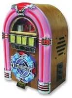 Steepletone Mini Jukebox with 7 colour changing LED lights and CD ...