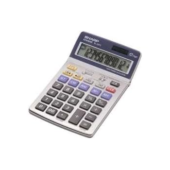 Sharp EL 337C 12 digit desktop Calculator: Amazon.co.uk: Office Products