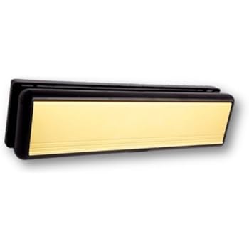 Letter Box Cover with Brush & Flap for Internal OR External Use - Gold ...