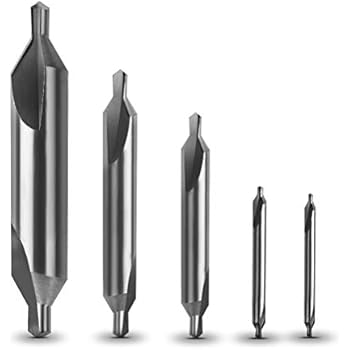 YOTINO Zentrierbohrer Set aus HSS Zentrierbohrer Senker Anbohrer 5 ...