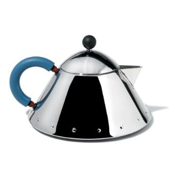 Alessi CHA KETTLE/TEAPOT, Silver: Amazon.co.uk: Kitchen & Home