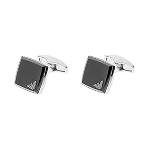 Emporio Armani Men's Silver Cufflinks and Shirt Accessories EGS2289040 ...
