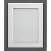 Frame Company Allington Rustic Photo Frame with Ivory V-Groove Mount ...