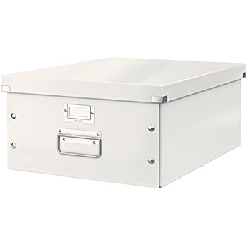 Leitz A3 Storage Box, Click and Store Range 60450001 - Large, White ...