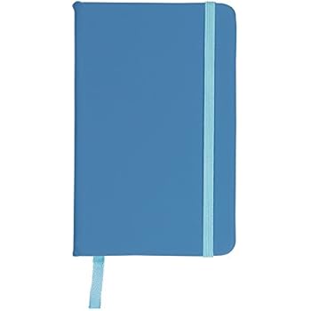 eBuyGB A5 Coloured Hardback Lined Paper Notebook, Light Blue: Amazon.co ...