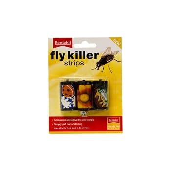 Fly Killer Strips X 3 (insecticide free & odour free)by RENTOKIL ...