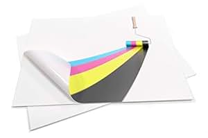 10 Sheets Premium Waterproof A4 Vinyl (PVC) Matte White Self Adhesive ...