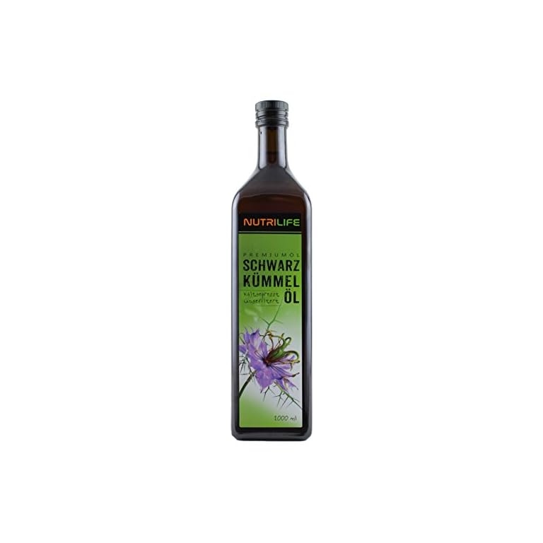 Kräuterland Schwarzkümmelöl 1000ml (1Liter), gefiltert, schonend ...