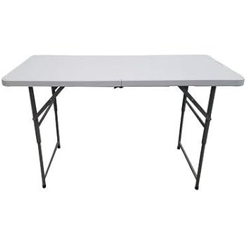 6ft Folding Table - Rectangular - Super Tough, Folds in Half with Carry ...