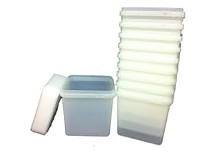 4 Litre Food Grade TUBS with LIDS X 10: Amazon.co.uk: Kitchen & Home