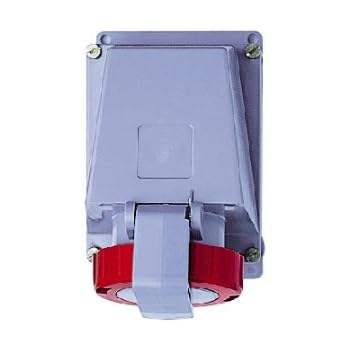 MK Commando K9241 Angled Socket Outlet 32 Amp 3P+N+E 380-415 Volt (IP44 ...