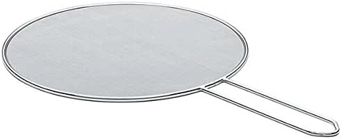 GSD Flat mesh Strainer 25 cm of Stainless Steel, Silver, 6 ft: Amazon ...