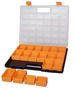 Plastic Assortment Box with 18 removable Inserts: Amazon.co.uk: DIY & Tools