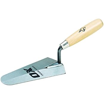 OX - Pro Wooden Handle Trade Gauging Trowel - Plastering Trowels ...