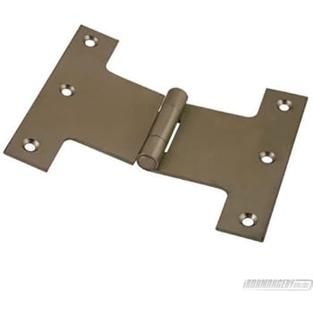 75mm Parliament Hinges (Projection Hinges) - Zinc Plated: Amazon.co.uk ...