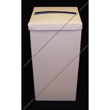 Wedding Cards Post Mail Receiving Box Wishing Well - in Soft White (Off ...