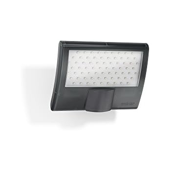 Steinel LED Flood Light XLED Curved Anthracite, 10.5 W Security Light ...
