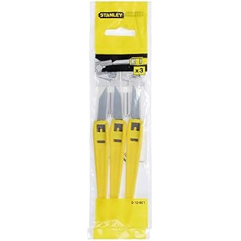 Stanley 5901 (50) Knife Blades Str'Ght 1 11 221: Amazon.fr: Bricolage