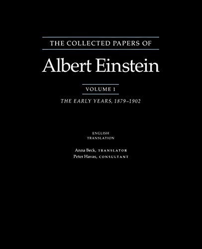 Buy The Collected Papers of Albert Einstein, Volume 1 (English): The ...
