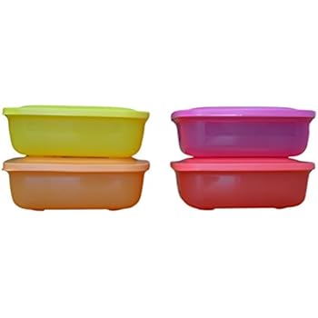 Buy Tupperware Tupin Keep Tab Plastic Container Set (500 ml ...