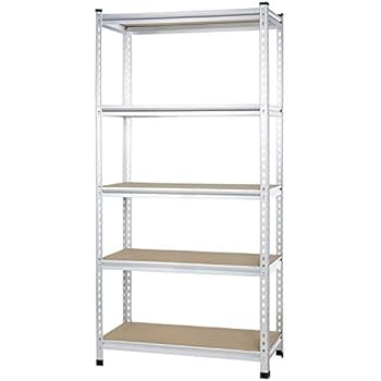 WOLTU RGB9307hei Étagère en métal de Rangement 6 Niveaux Étagère en ...