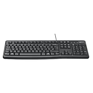 Amazon.in: Buy Logitech K120 Wired Keyboard for Windows, USB Plug-and ...