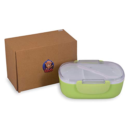 Buy Crya Oval Master 2 Layer Plastic PP Lunch Box Tiffin Microwave Safe ...