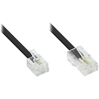 DSL Modem Kabel RJ11 / RJ45 Länge: 3m, Good: Amazon.de: Computer & Zubehör
