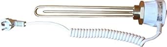 Heizstab 1500 W 230 V mit Thermostat Heizelement Heizpatrone 5/4 ...