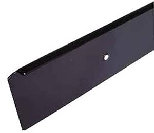 Kitchen worktop Square end Cap 900mm q3 Profile, 40mm high, Black 3mm ...