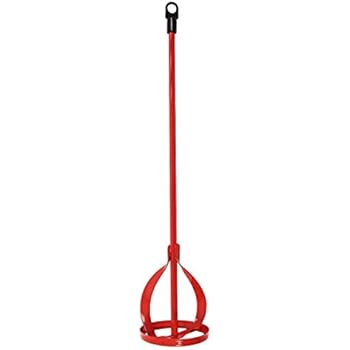 Small Paint Mixing Paddle Mixer 60mm x 320mm x 6mm round shank (1200 ...
