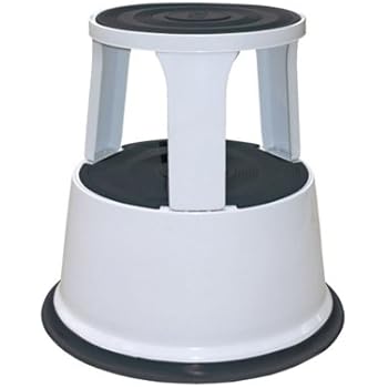 Rolling Kick Step Stool, GRY-Grey: Amazon.co.uk: Kitchen & Home