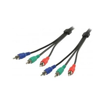 2 m Component-Video-Kabel 3-x Cinch Rot-Grün-Blau: Amazon.de: Elektronik