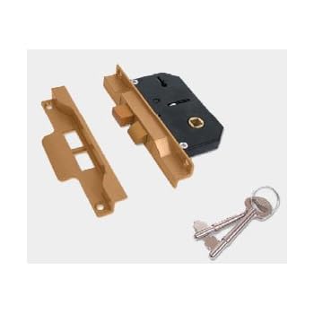 Union Locks 2242 2 Lever Mortice Rebated Sash Lock 65.5mm - Silver ...