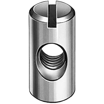 écrou de canon pour boulon de meubles fendue M6 x 14mm à long zp (pack ...