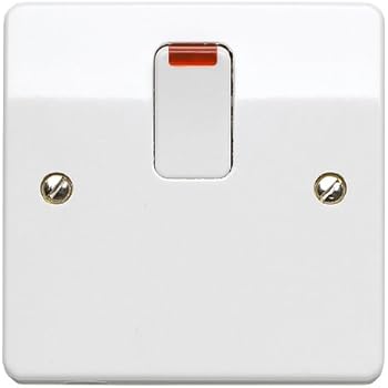MK K5423WHI 20 amp Double-Pole Switch with Neon: Amazon.co.uk: DIY & Tools