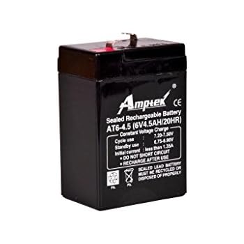 Amptek AT6-4.5 6V4.5AH Battery: Amazon.in: Electronics