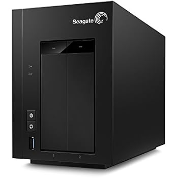 Seagate NAS 2 bay enclosure - desktop network attached storage (1.2GHz ...