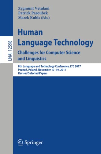 Human Language Technology. Challenges for Computer Science and ...