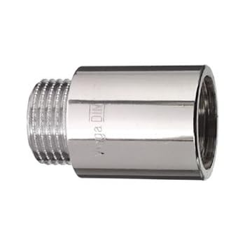 10mm long - 3/4" BSP (22mm) Pipe Thread Extension Female x Male Chrome ...