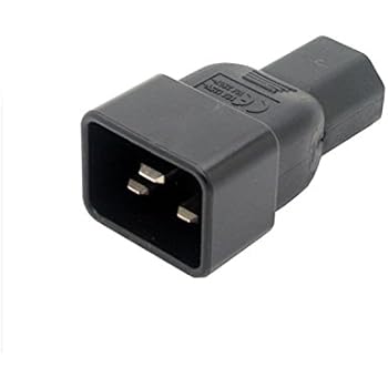 IEC C20 TO C13 POWER ADAPTER 10A PDU PLUG/SOCKET C13 TO C20 NEW: Amazon ...