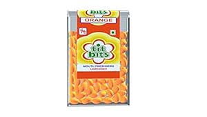 Mouth Freshener titbits Container (12 Pieces ) - Orange Flavor Pack Of ...